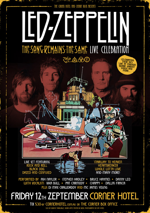 Led Zeppelin The Song Remains The Same To Be Recreated In Melbourne ...