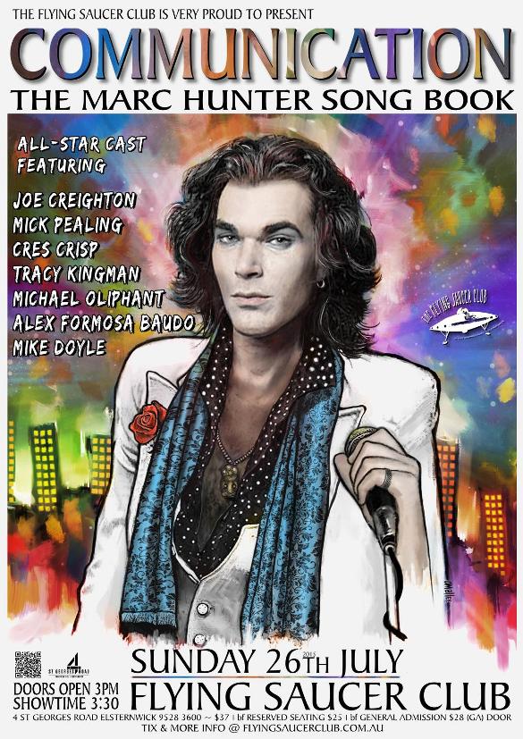 Communication The Marc Hunter Tribute Planned For Melbourne - Noise11.com