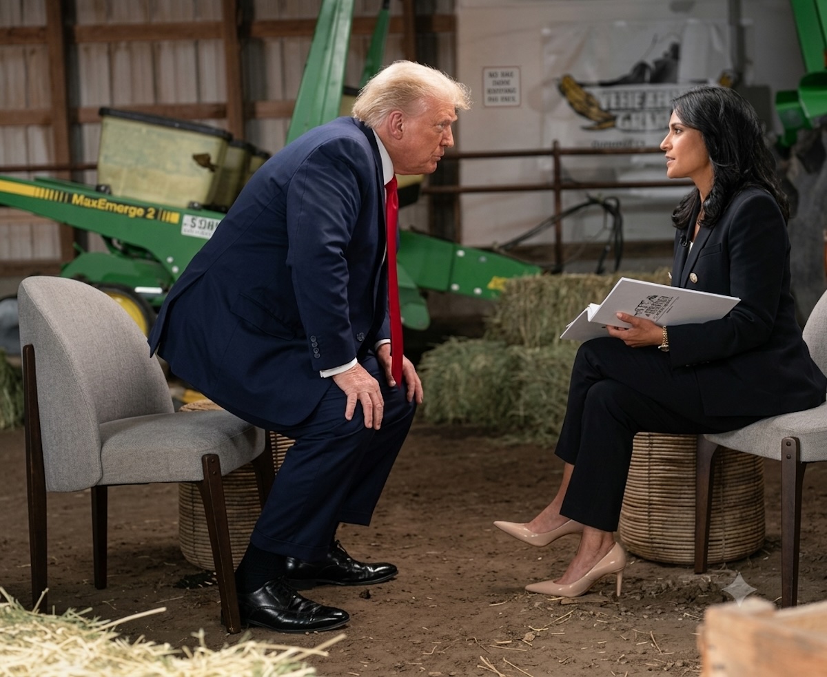 Trump Walks Out Of NBC Interview As Kristen Welker Follows Kaitlan ...